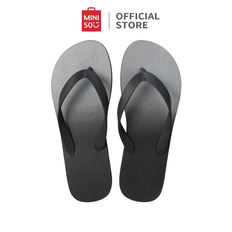 Jual COD Bali Miniso Men's Gradient Color Flip-Flops Sandal Miniso ...