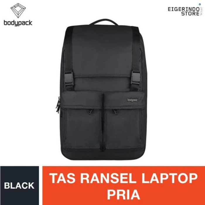 Jual BODYPACK ELEVATE 1.0 LAPTOP BACKPACK - BLACK | Shopee Indonesia
