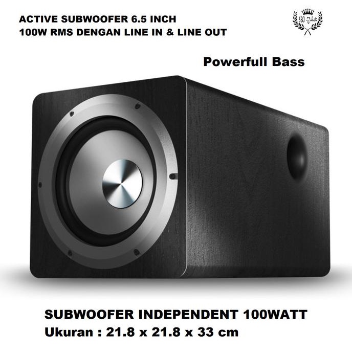 Jual SBJ Active Subwoofer 6.5 Inch 100W RMS Edifier Sub Out Line Out ...