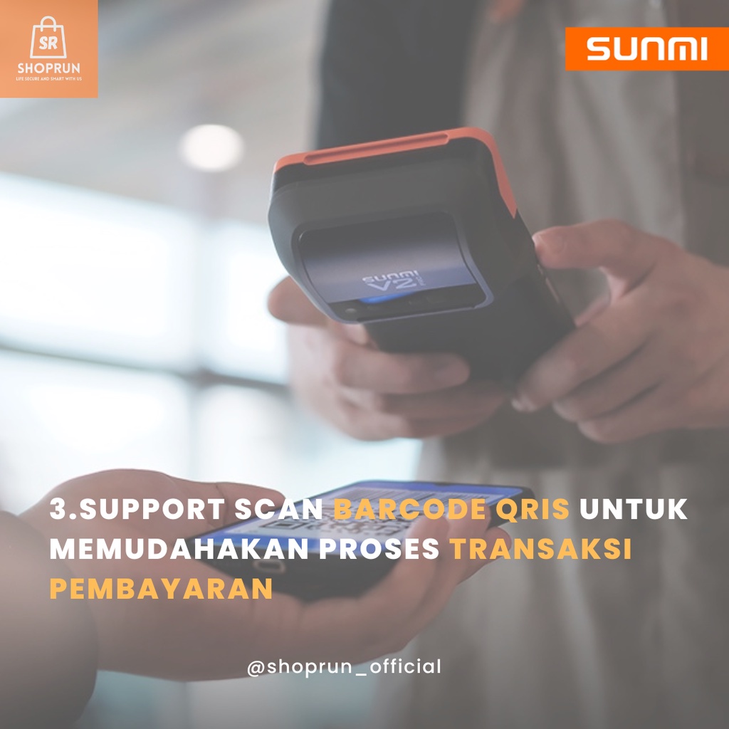 Jual Mesin Kasir Android Portable Printer SUNMI V2 Pro NFC 4G POS | Shopee Indonesia