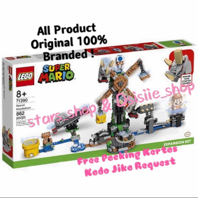 Jual New Super Mario 71390 Reznor Knockdown Expasion Set Original ...