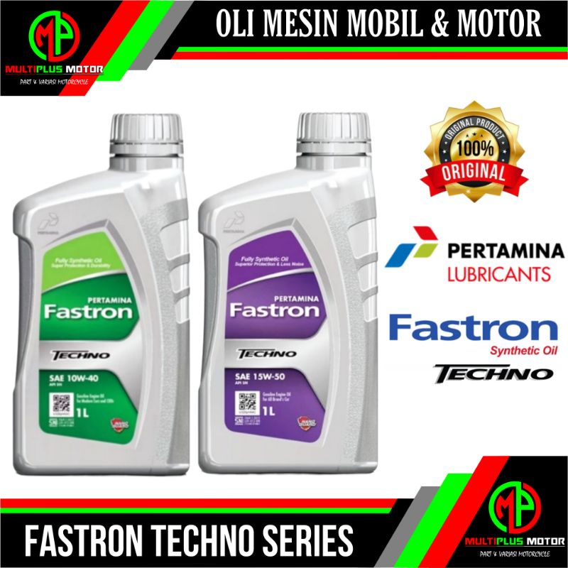 Jual Oli mesin mobil & motor sport 4T PERTAMINA FASTRON TECHNO (1L ...