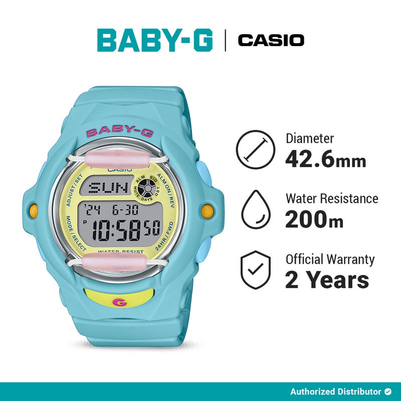 Jual [READY INSTANT] Baby-G Jam Tangan Wanita BG-169PB-2DR Digital Blue Original | Shopee Indonesia