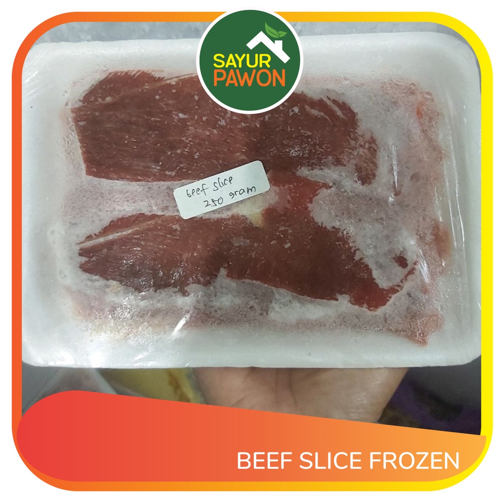 Jual BEEF SLICE Daging Sapi Slice Lemak Sedikit 250 gram - Sayur Pawon ...