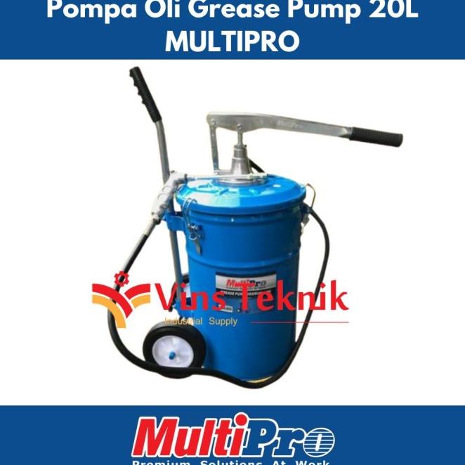 Jual Pompa Oli Manual Grease Pump 20L Multipro Oil Pump Pompa Gemuk ...