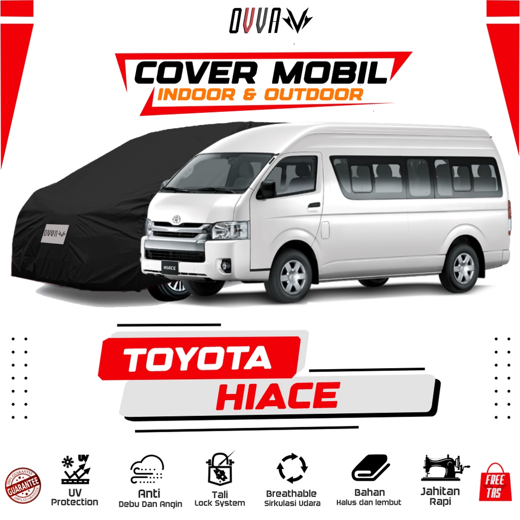 Jual Cover Mobil Toyota Hiace All type / Sarung Mobil Toyota Hiace ...
