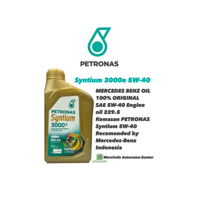 Jual Mb Oil Pc 5W-40,Engine Oil 229.5,Mercedes Benz Oil 100% Original ...