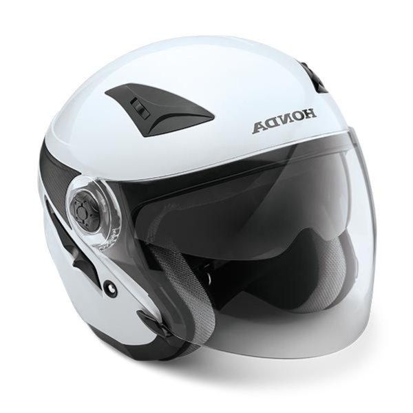 Jual Honda Luxury Helmet White 87100LXWHTL sixe L | Shopee Indonesia