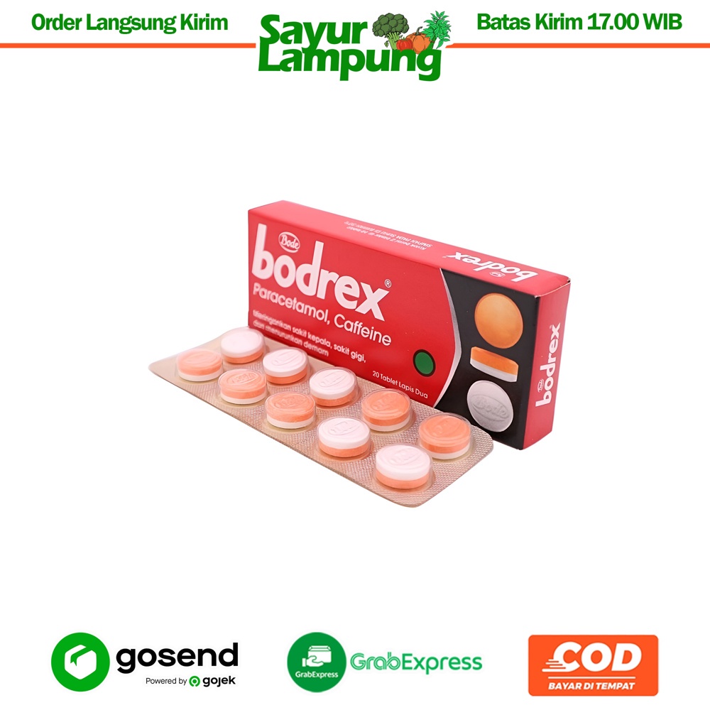 Jual Bodrex Sakit Kepala 10 Kaplet - Sayur Lampung | Shopee Indonesia