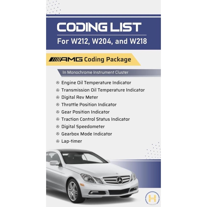 Jual Paket Coding Lengkap Mercedes Benz W204 / W212 / W218 Speedo ...
