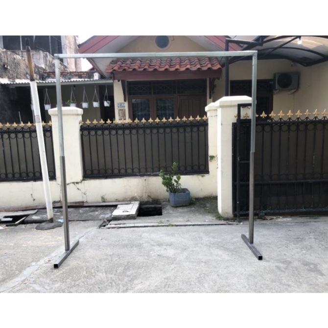 Jual Tiang Backdrop / Tiang Dekorasi / Tiang Gawang Besi 4X4 | Shopee ...