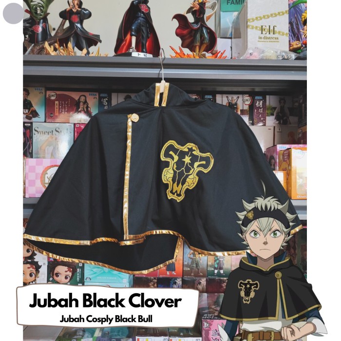 Jual [New] Jubah Black Clover Black Bull Anime Jacket - Black Clover ...