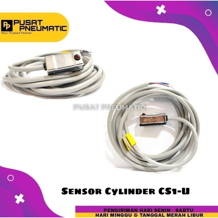 Jual CS1-U Sensor Cylinder Pneumatic Magnetic Reed Switch CS1 - U CS1U ...