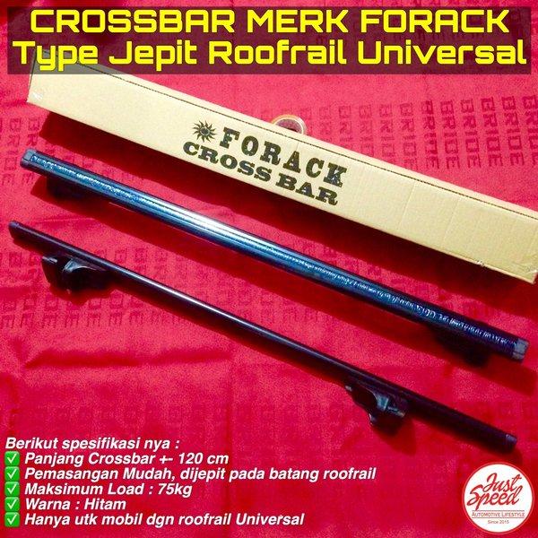 Jual Crossbar Forac Jepit Roofrail Universal | Shopee Indonesia