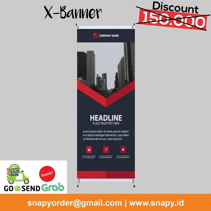 Jual X Banner Albatros 60x160 cm | Shopee Indonesia