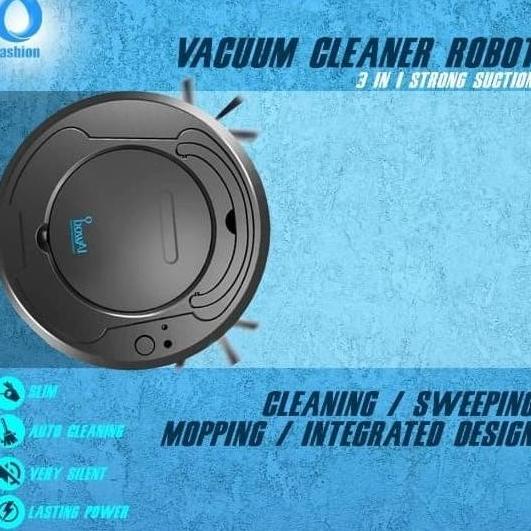 Jual Robot Vacuum Cleaner Otomatis Penyedot Debu Sapu Automatic Intensafi | Shopee Indonesia