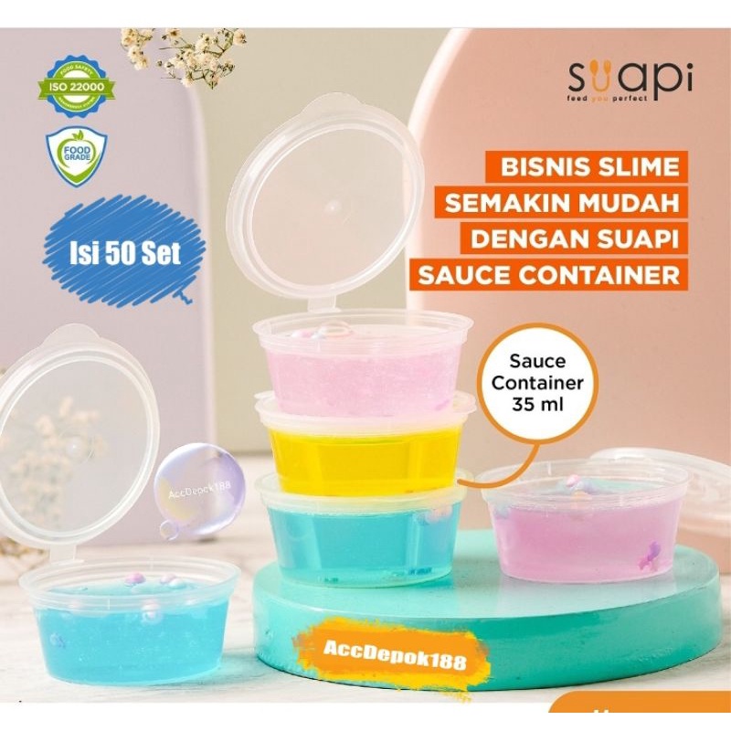 Jual Sauce Container 75 Ml Suapi /Cup Sambal/Cup Saos/Tempat Saos ...