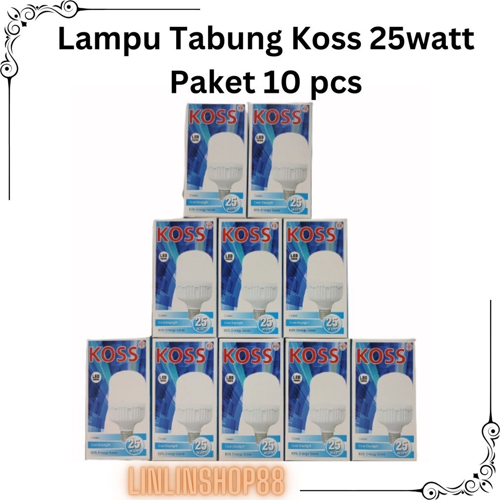 Jual Lampu Led Tabung Koss 25 watt Paket Grosir 10 pcs | Shopee Indonesia