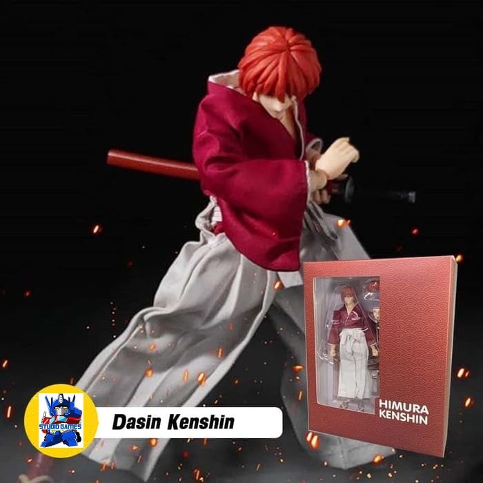 Jual Dasin Model Rurouni Kenshin / Samurai X - Kenshin Himura Action ...
