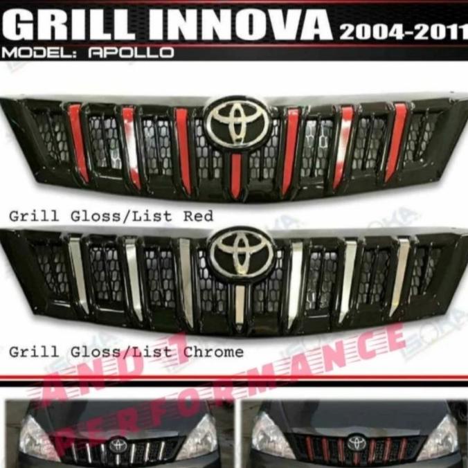 Jual grill innova 2004 2005 2006 2007 2008 2009 2010 2011 | Shopee ...