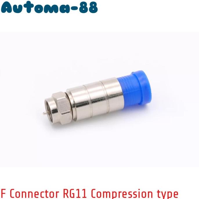 Jual Konektor kabel RG11 F Connector Compression Coaxial cable Belden ...