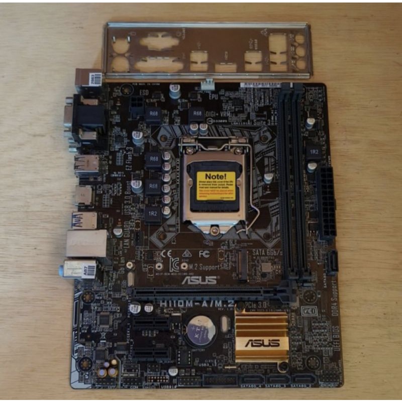 Jual MOBO/MOTHERBOAD ASUS H110 DDR4, LGA 1151, NVME/M.2 SATA, GEN 6 GEN ...