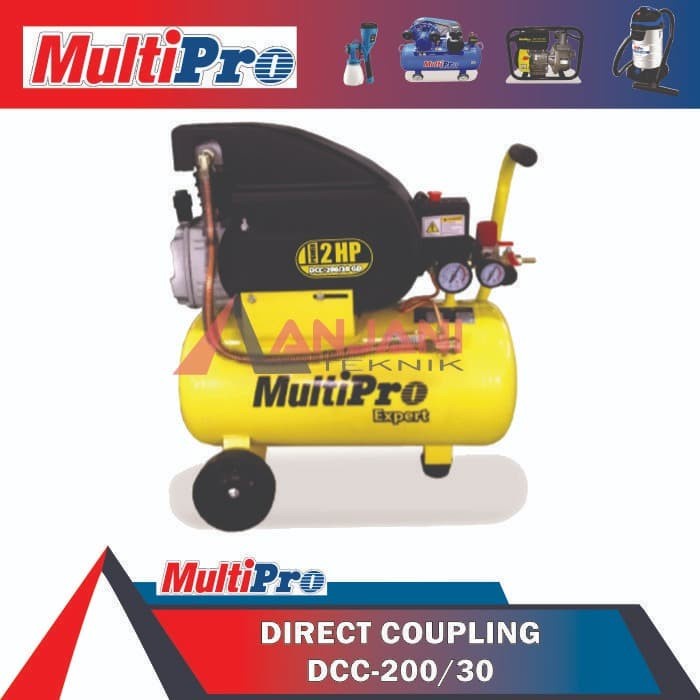 Jual MULTIPRO DCC-200/30 KOMPRESOR ANGIN DIRECT 2 HP COMPRESSOR DCC200 ...