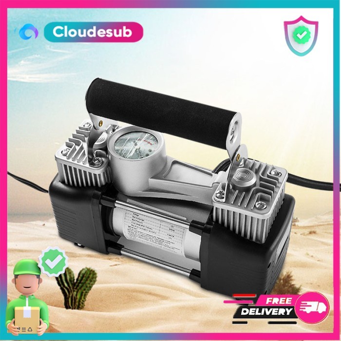 Jual Kompresor Angin Mini Listrik Kompressor Udara Pompa Ban Mobil ...