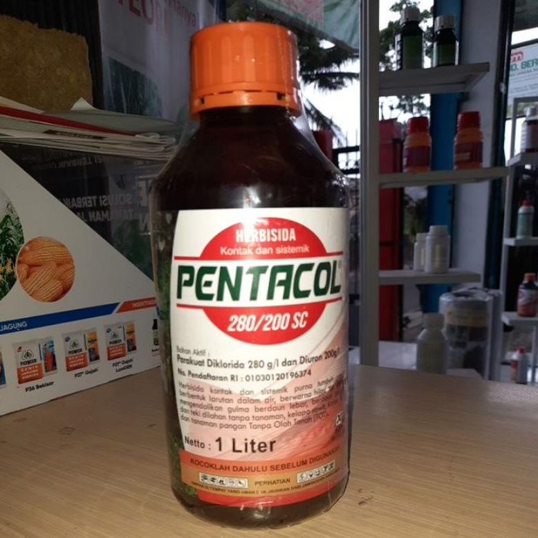 Jual Herbisida Pentacol 280/200SC 1 Liter Obat Pembasmi Rumput | Shopee ...