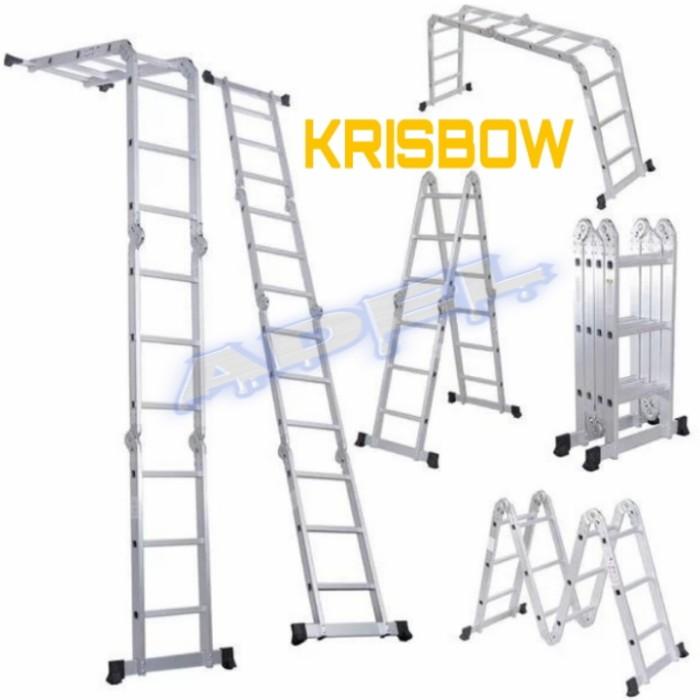 Jual KRISBOW 3.3M TANGGA LIPAT MULTIFUNGSI TANGGA SERBAGUNA | Shopee ...