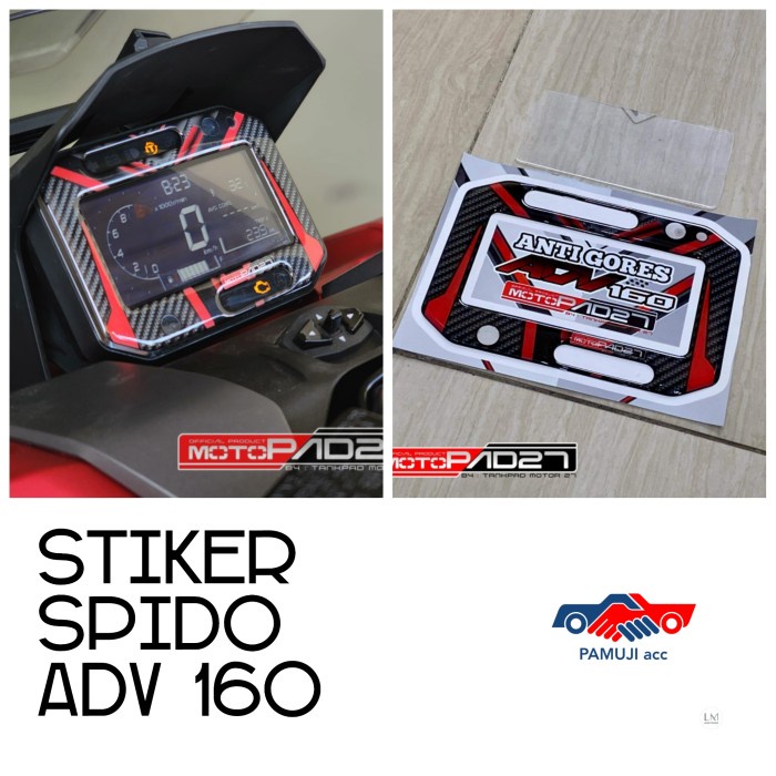 Jual stiker spido speedometer NEW ADV 160 motopad27 plus antigores ...