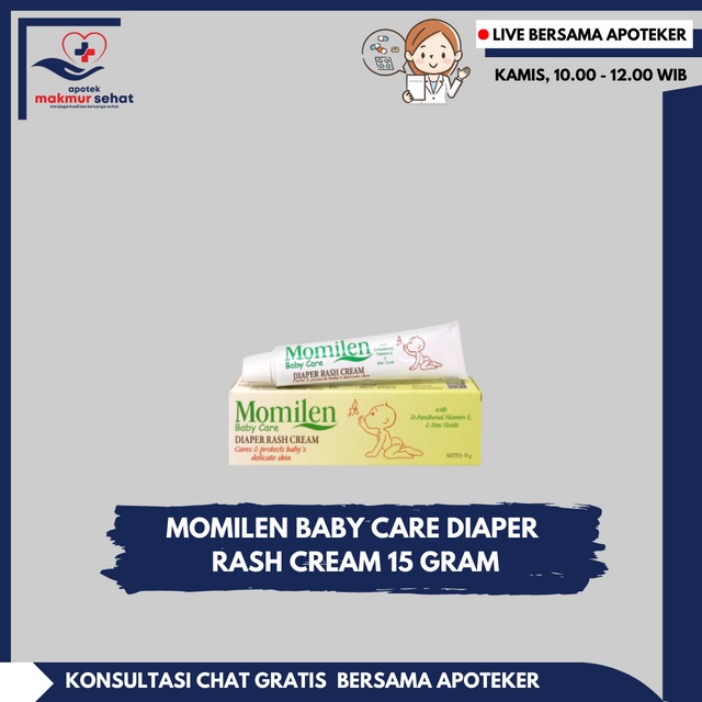 Jual Momilen Diaper Rash Cream 15 g | Shopee Indonesia