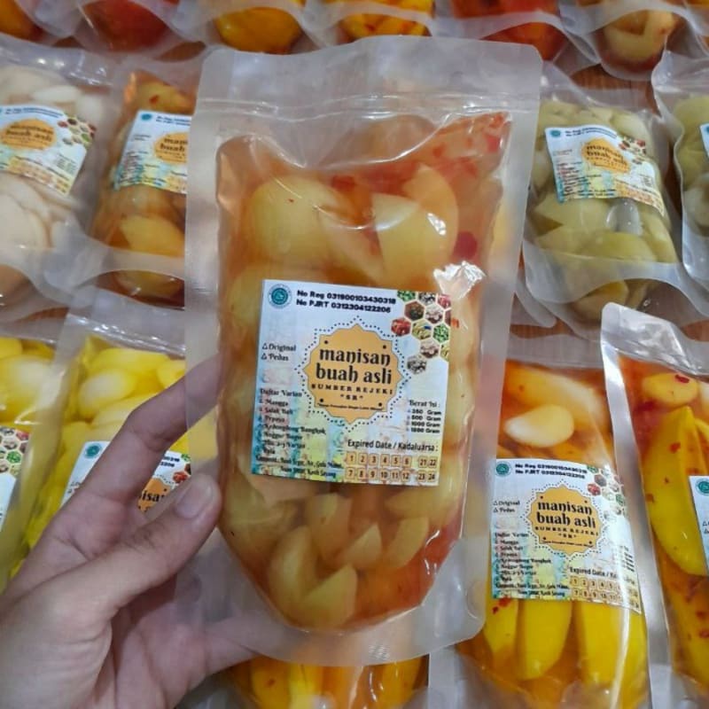 Jual Manisan Buah PALA Basah Segar Original / Pedas Segar Gula Alami ...