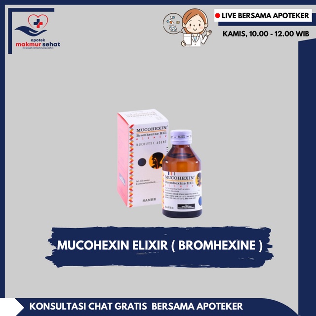 Jual Mucohexin Sirup 120 ml | Shopee Indonesia