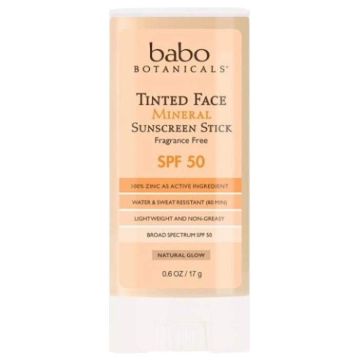 Jual Babo Botanicals Tinted Moisturizing Face Mineral Stick Sunscreen ...