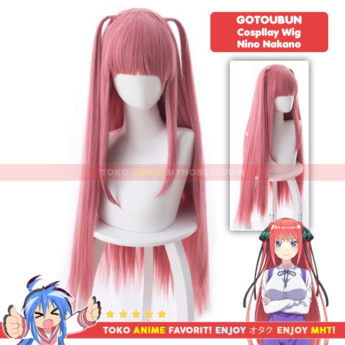 Jual Wig Cosplay Anime Gotoubun no Hanayome Quintuplet : Nino Nakano ...