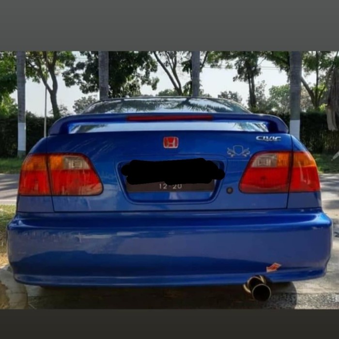 Jual Asli Spoiler Honda Civic Ferio Universal Sedan Murah | Shopee ...