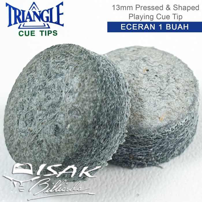 Jual Triangle Cue Tip KW 13mm - Eceran 1 buah Tips Billiard Biliar ...