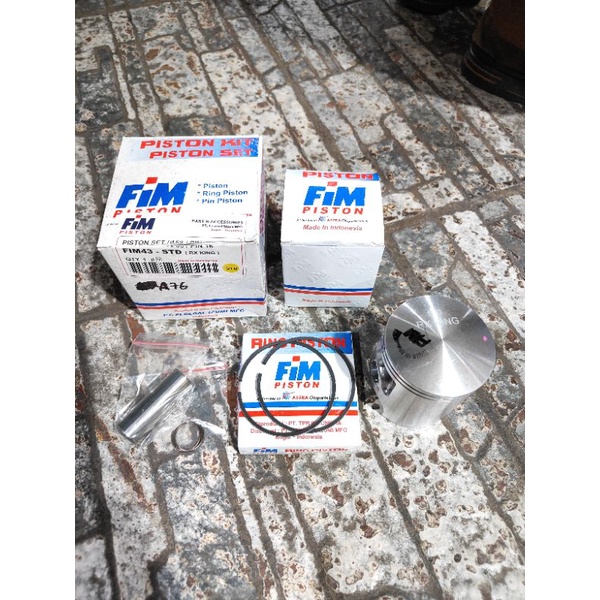 Jual Piston Seher Set Kit Fim 43 Yamaha RXK RXking RX K King Os ...