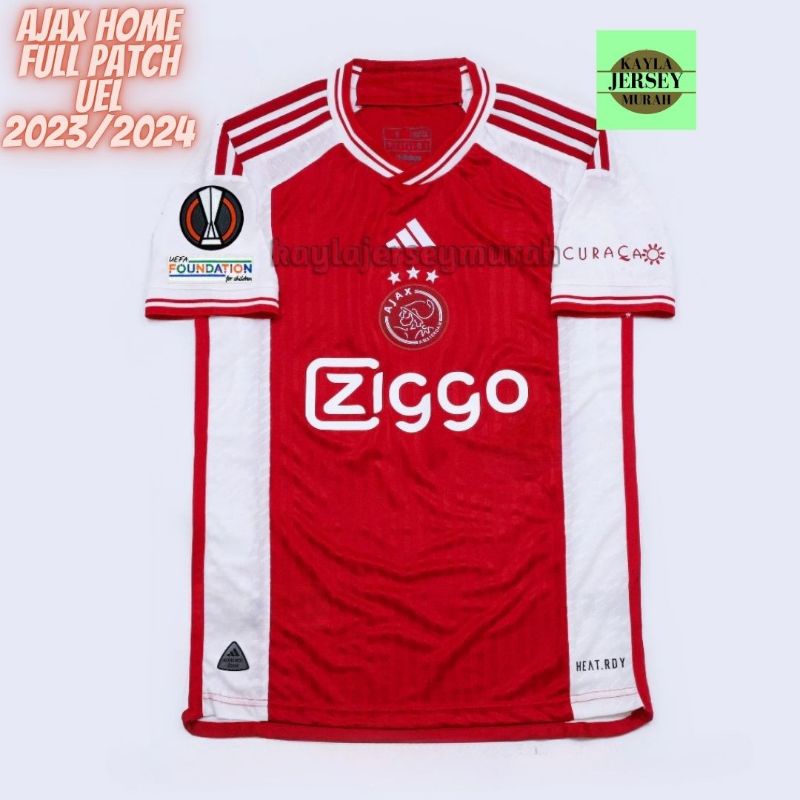 Jual JERSEY BOLA PLAYER ISSUE AJAX AMSTERDAM HOME 2023 2024 FULL PATCH TOP QUALITY | Shopee ...