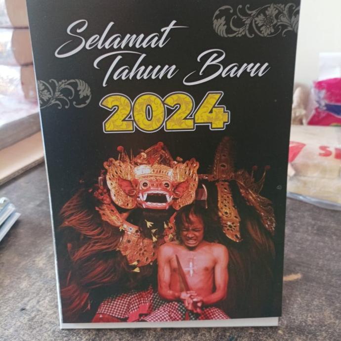 Jual Buruan beli] kalender 2024 meja Caka saka Bali Nasional | Shopee ...