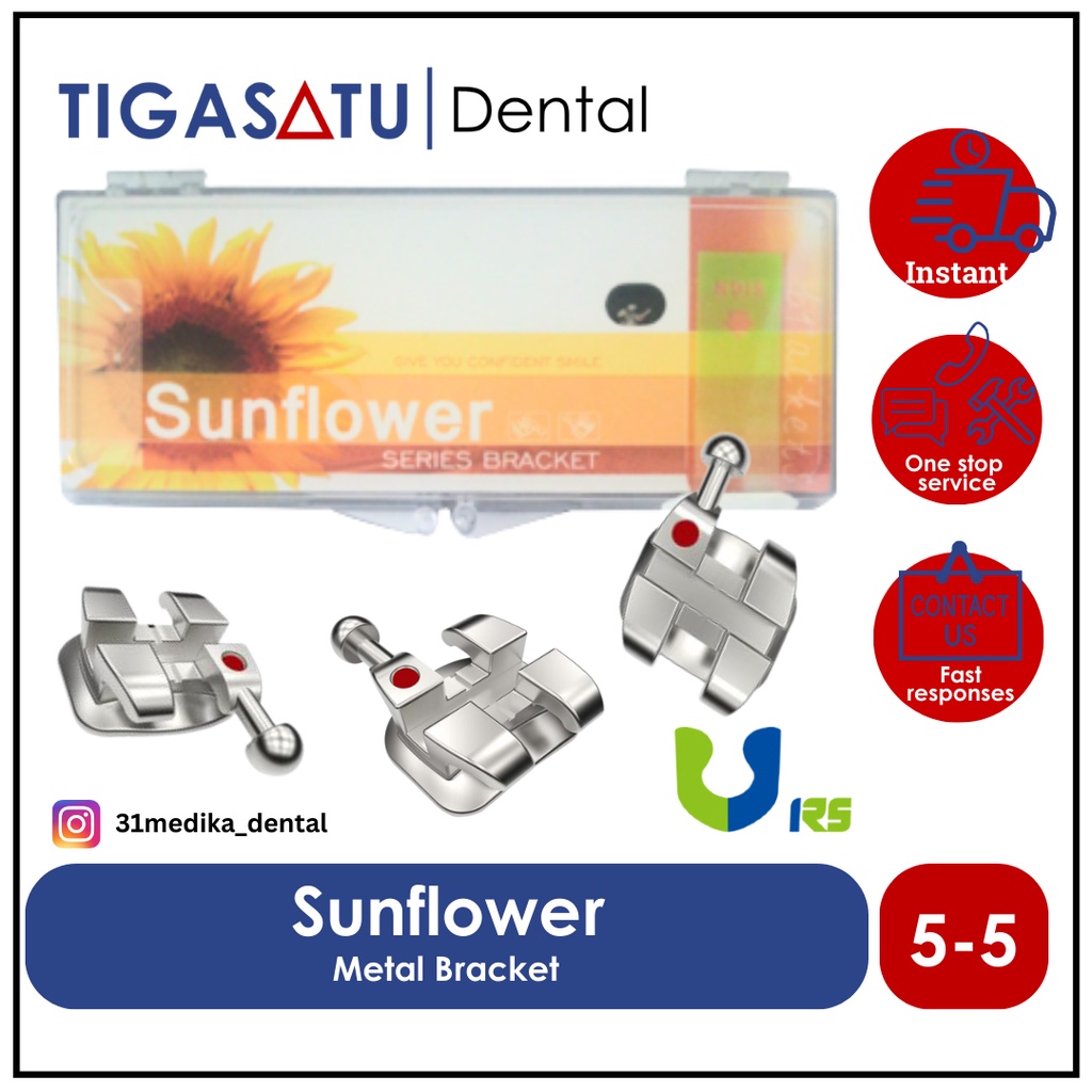 Jual Metal Bracket/ Kawat Gigi - Sunflower - RS Medico | Shopee Indonesia