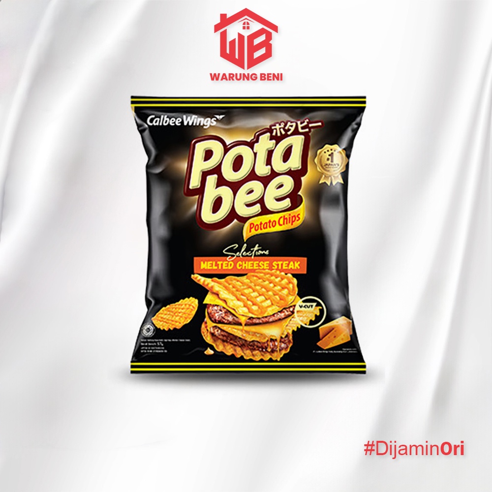Jual Potabee Keripik Kentang Melted Cheese 57 gr | Shopee Indonesia