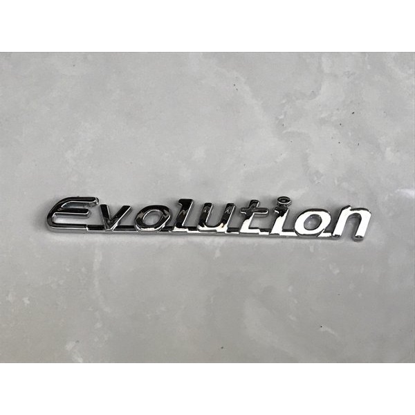 Jual Asli Emblem Evolution untuk bagasi Mitsubishi Lancer EVO Harga ...