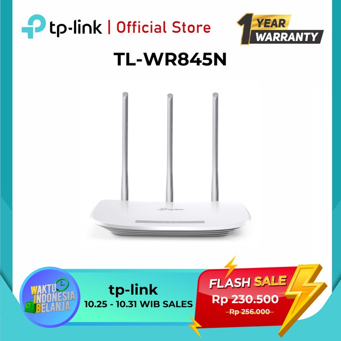 Jual TP-LINK TL-WR845N 300Mbps Wireless N Router - WHITE | Shopee Indonesia