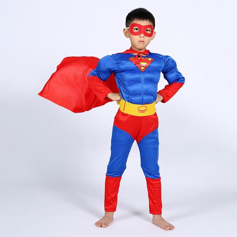 Jual Kostum Superhero Anak Superman Baju Halloween Costume Pahlawan ...