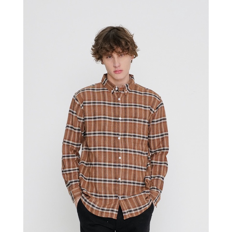 Jual Erigo Flannel Kayle Brown Unisex | Shopee Indonesia Jual Erigo Flannel Kayle Brown Unisex | Shopee Indonesia