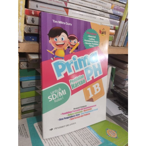 Jual BUKU PENILAIAN HARIAN/PRIMA PH 1B UNTUK KELAS 1/I SD/MI ERLANGGA | Shopee Indonesia