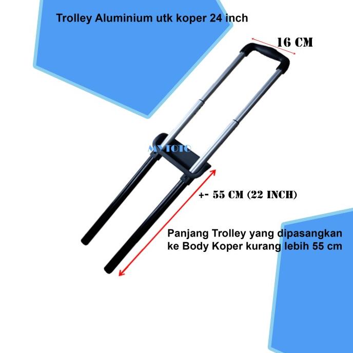 Jual Spare Part Trolley Koper ALuminium 24 Inch | Shopee Indonesia