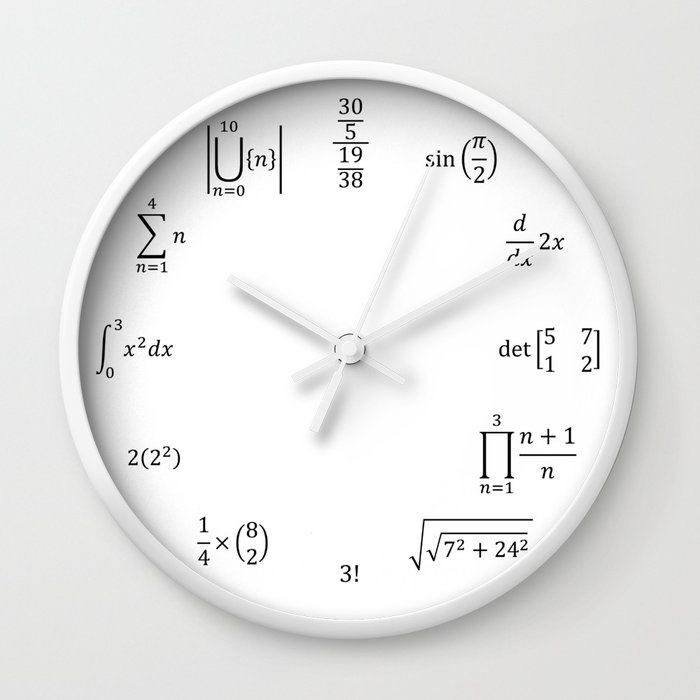 Jual Jam Dinding Jam Matematika | Shopee Indonesia
